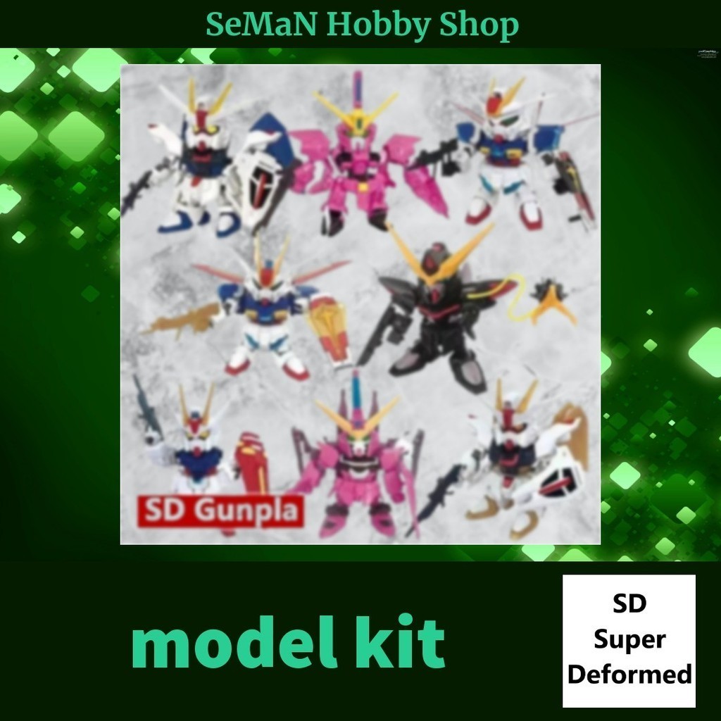 SDBB Super Deformed SEED Freedom Strike Impulse Blitz Aegis Justice GD ...