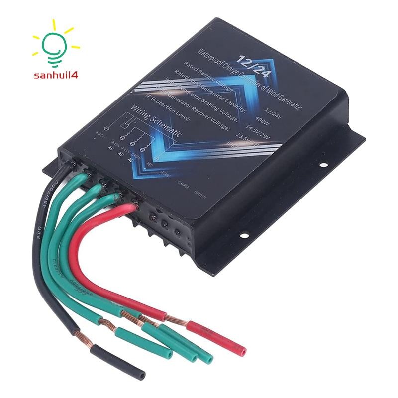 400W 12V 24V Mini Wind Turbine Generator Controller Wind Generator ...