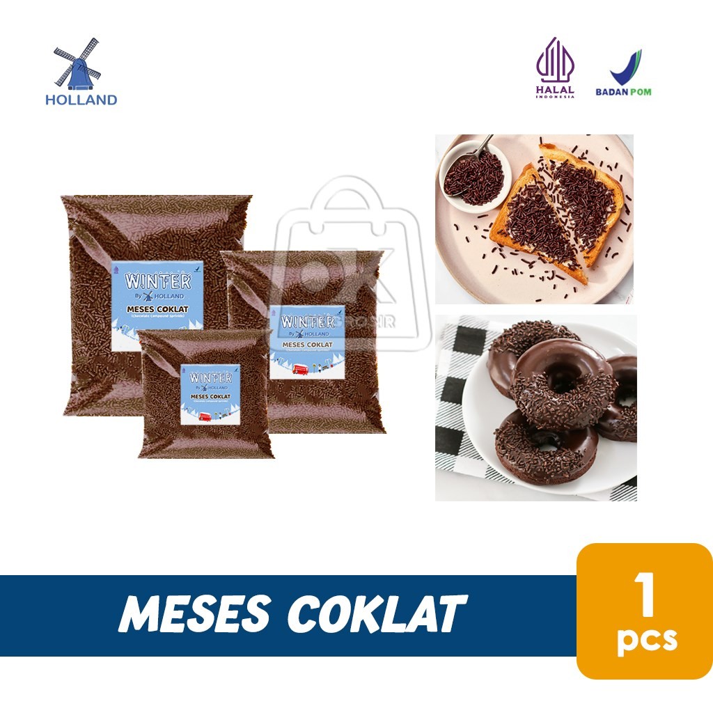Meses Chocolate WINTER Meises by Holland Chocolate Sprinkle (1Pcs ...