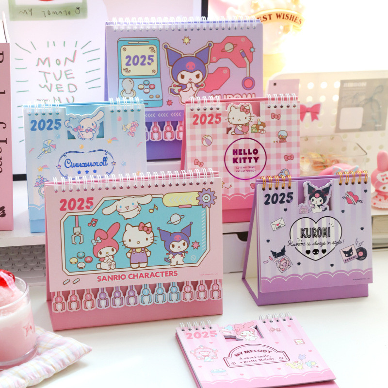 Cdaily|2025 Sanrio Desk Calendar Student Desktop Decoration Study Plan ...