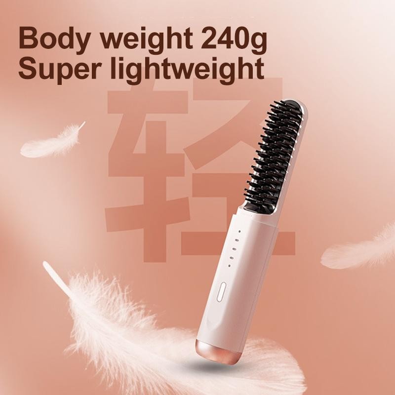 Negative Ions Do Not Hurt Hair Portable Wireless Hair Straightening ...