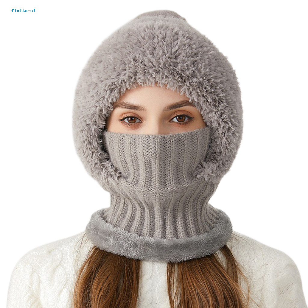 Fi Thick and Soft Wool Lining Hat Girls Warm Ear Flap Hat Cozy Winter ...