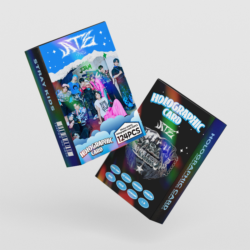 50-124pcs STRAY KIDS ATE Holographic Laser Lomo cards Lose My Breath ...