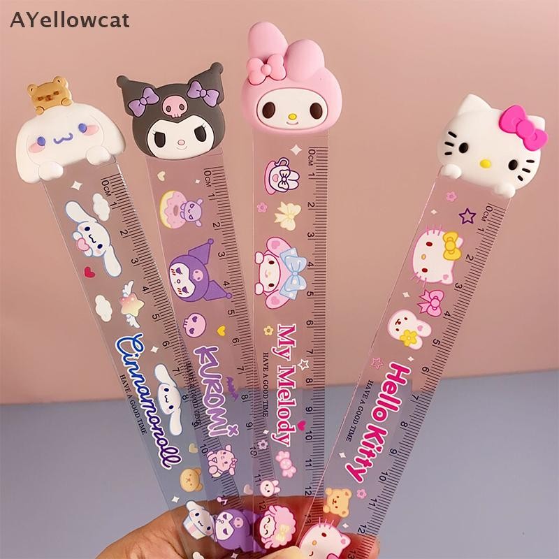 AY Sanrio Ruler Hello Kitty Kuromi My Melody Cinnamoroll Cartoon ...