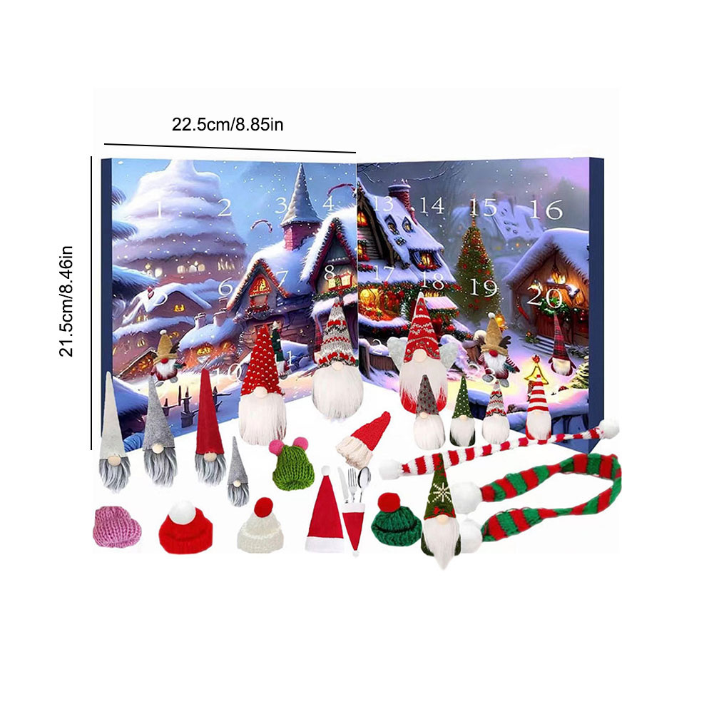 [Seriena.my] 2024 Christmas Gnome Holidays Advent Calendar 24 Days Xmas ...
