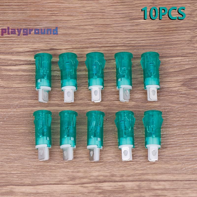 [playground] 10Pcs Signal Lamp Panel Moung Neon Indicator Red Green ...
