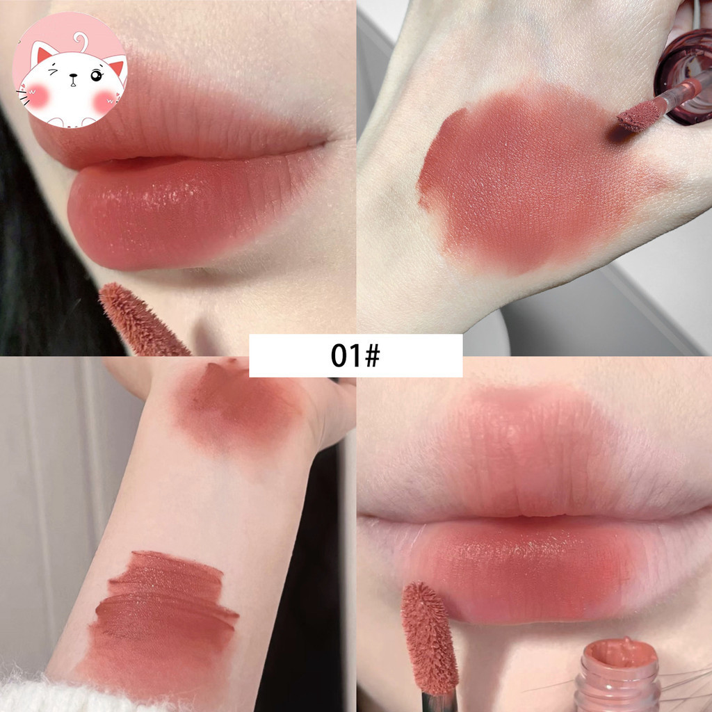 Art Velvet Matte Lipstick Soft Mist Mousse Lip Glaze Long-Lasting Non-Sticky Cosmetics Art Lip ...