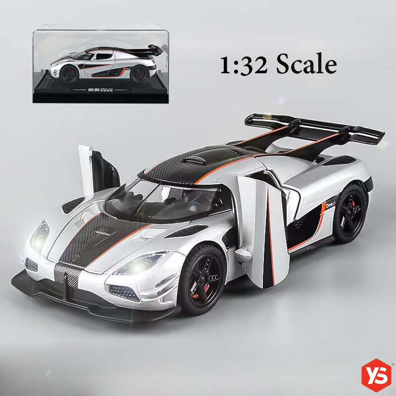 1:32 Scale Koenigsegg One 1 Supercar Models Alloy Toy Vehicle With ...