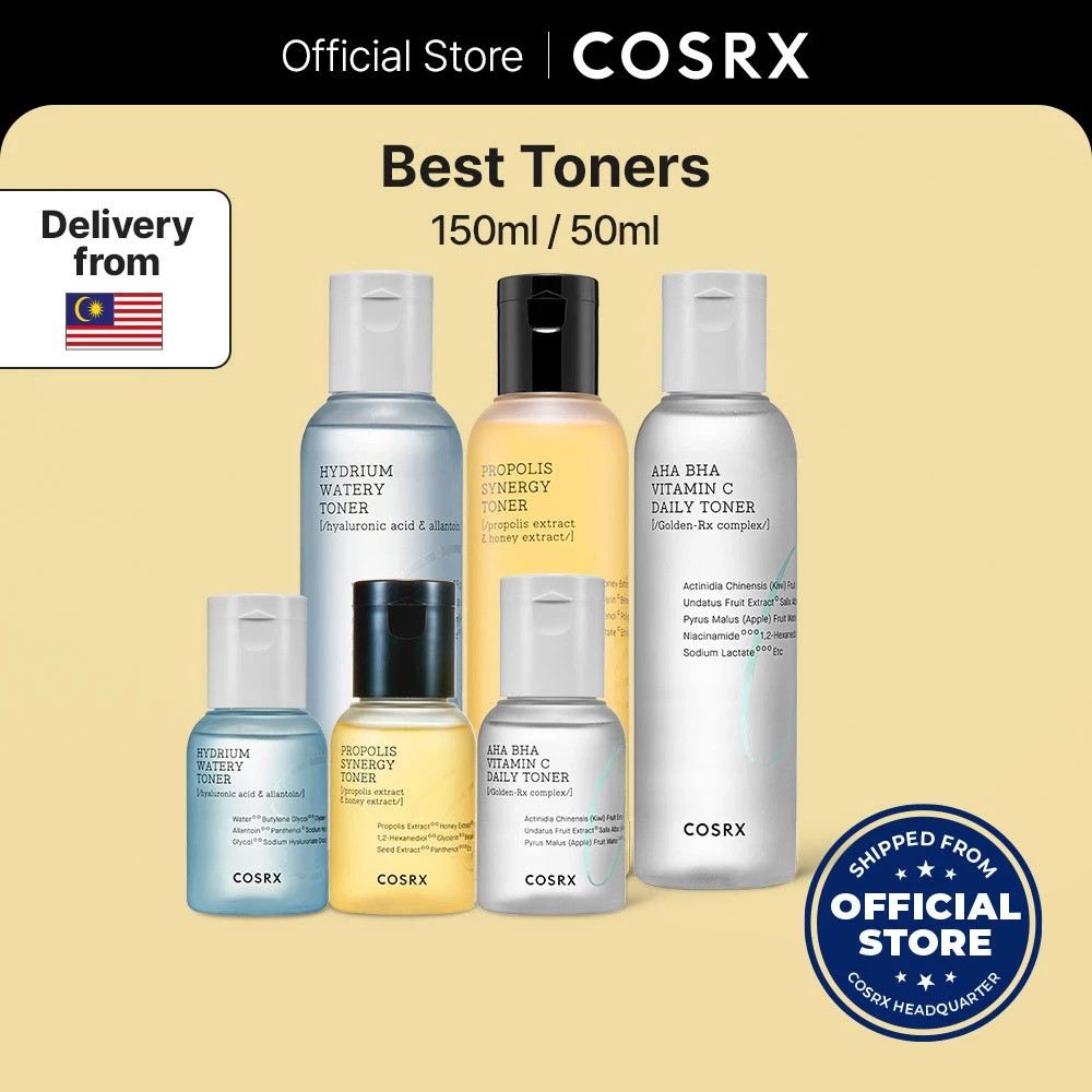 [COSRX OFFICIAL] Full Fit Propolis Toner 150ml,50ml / Hydrium Watery Toenr 150ml ,50ml/ Refresh ...
