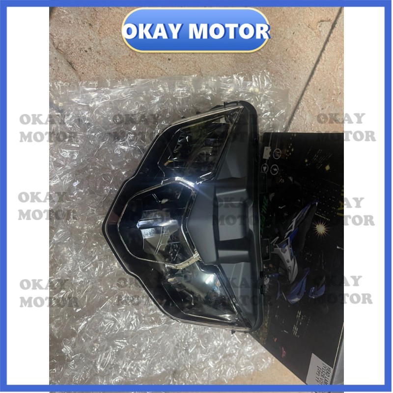 Head Lamp yamaha Y15ZR Y15 ZR V2 LC135 V8 ZHI PAT SMOKE Lampu Depan Lampu LC V8 LED Headlight ...