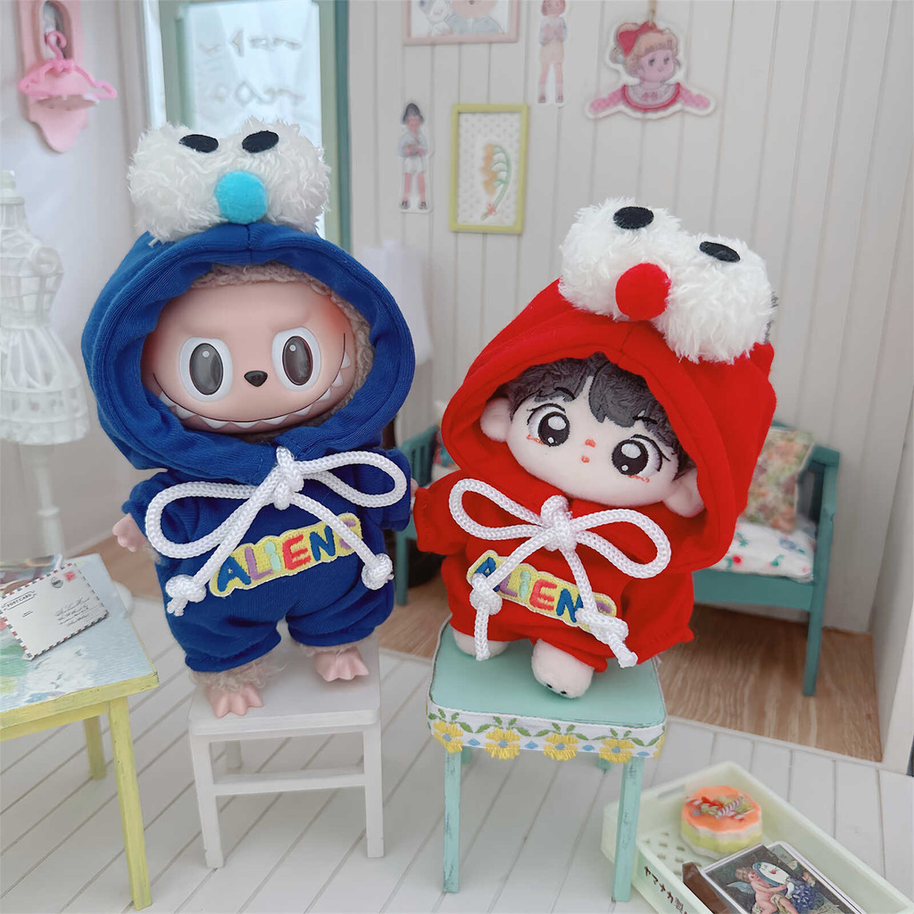 Labubu doll clothes labubu doll clothes 17cm Baby clothes 10cm Cotton ...