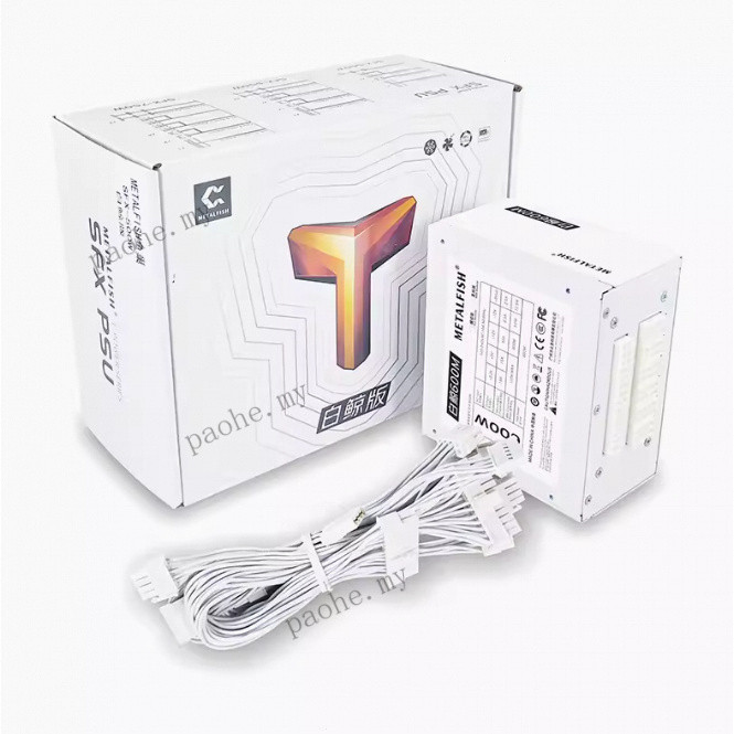 METALFISH SFX power supply rated 600W white full module mini host ITX ...