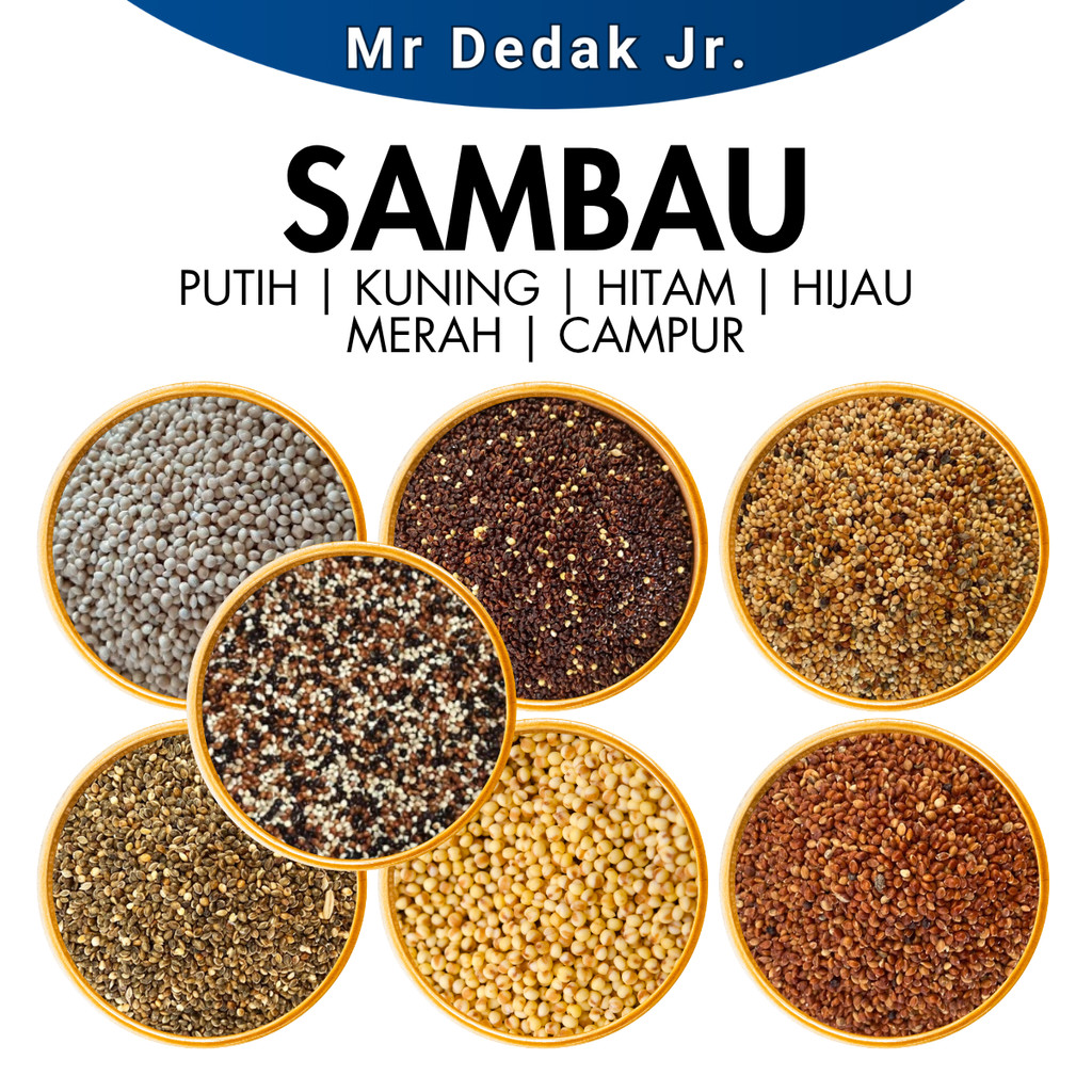[1KG] SAMBAU PUTIH | SAMBAU MERAH | SAMBAU HITAM | SAMBAU KUNING ...