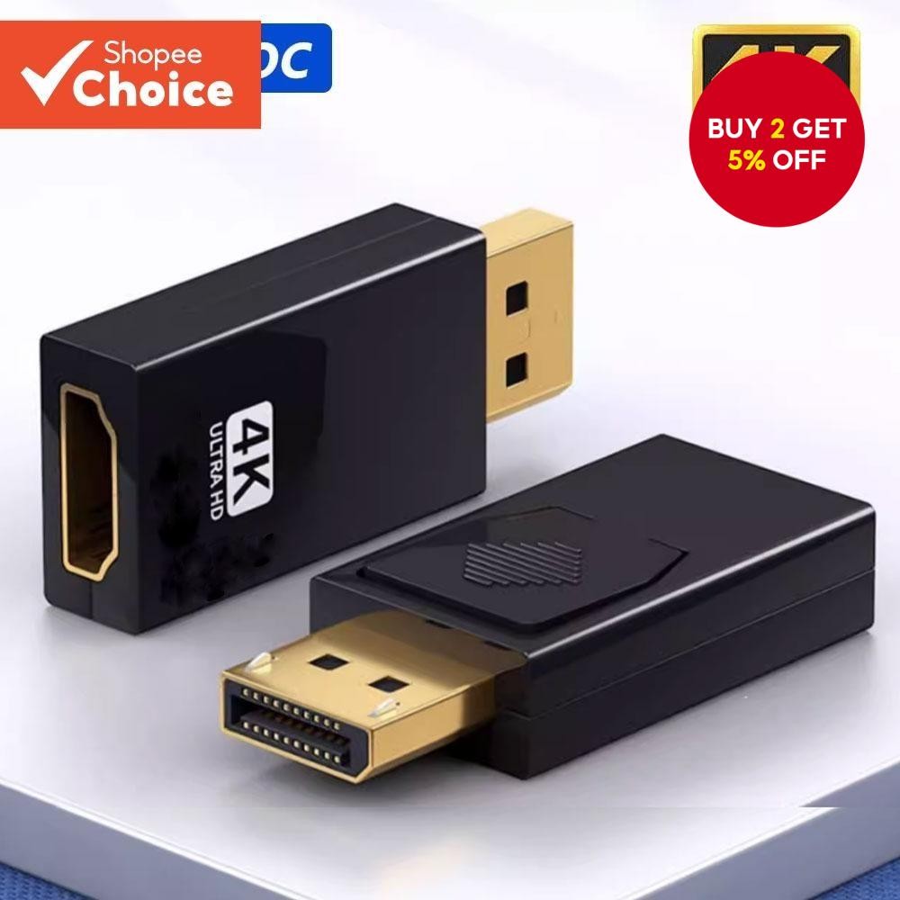 Full DP to HDMI Adapter 4K 1080P DisplayPort to HDTV Converter for PS5 ...