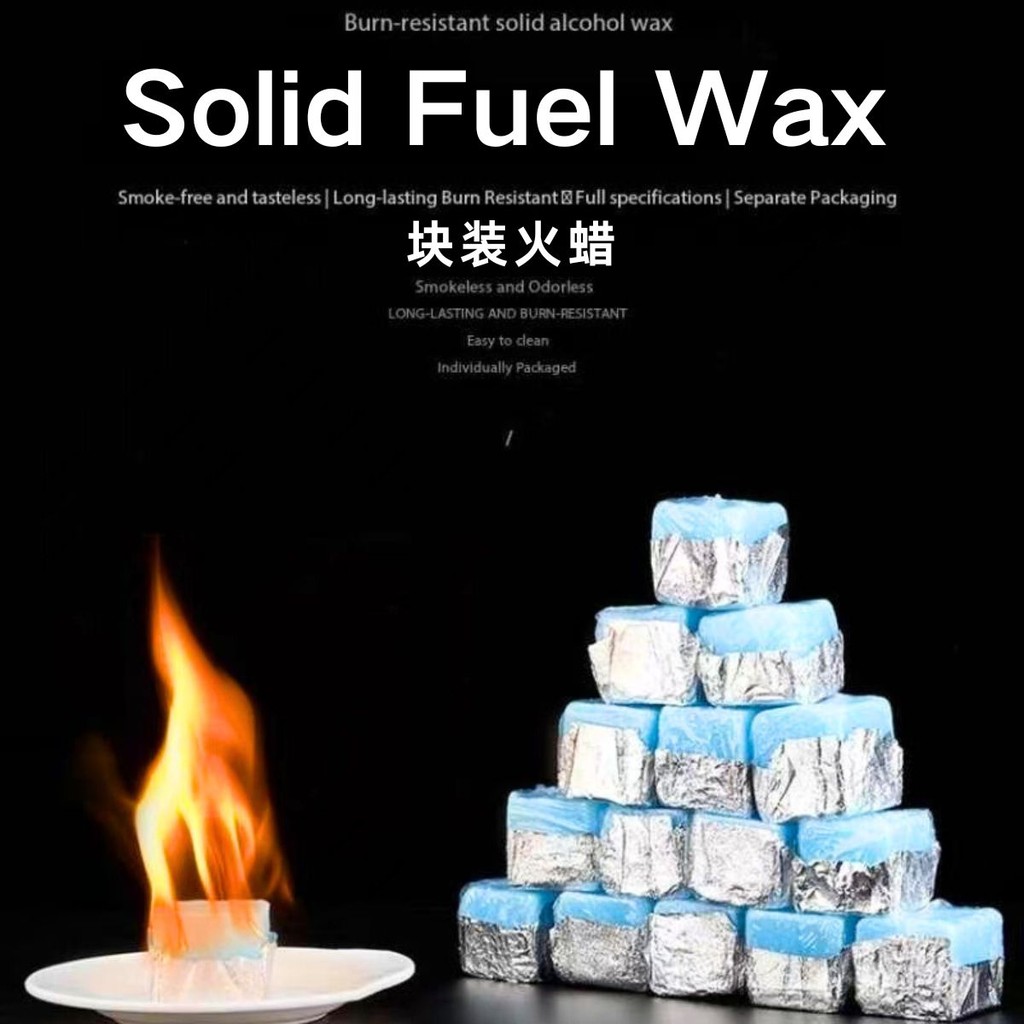 【READY STOCK】20Pcs 10Gram Hexamine Solid Fuel Fire Starter Camping ...