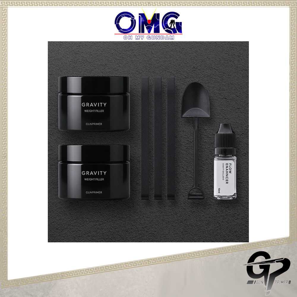 Gunprimer Gravity Bundle Set 01 GV-X2-BS1 Model Kit Weighted Filler Plamo Stability Improver ...