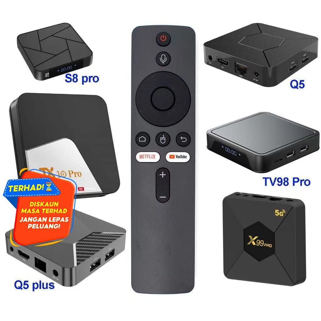 This remote control is compatible with Android players including X99 PRO Q5 PLUS, tx10 pro, TV98 ...