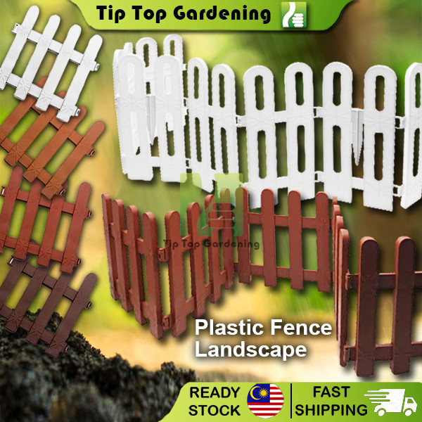 Pagar Taman Landskap / Plastic Fence For Landscape Garden Deco / Edge ...