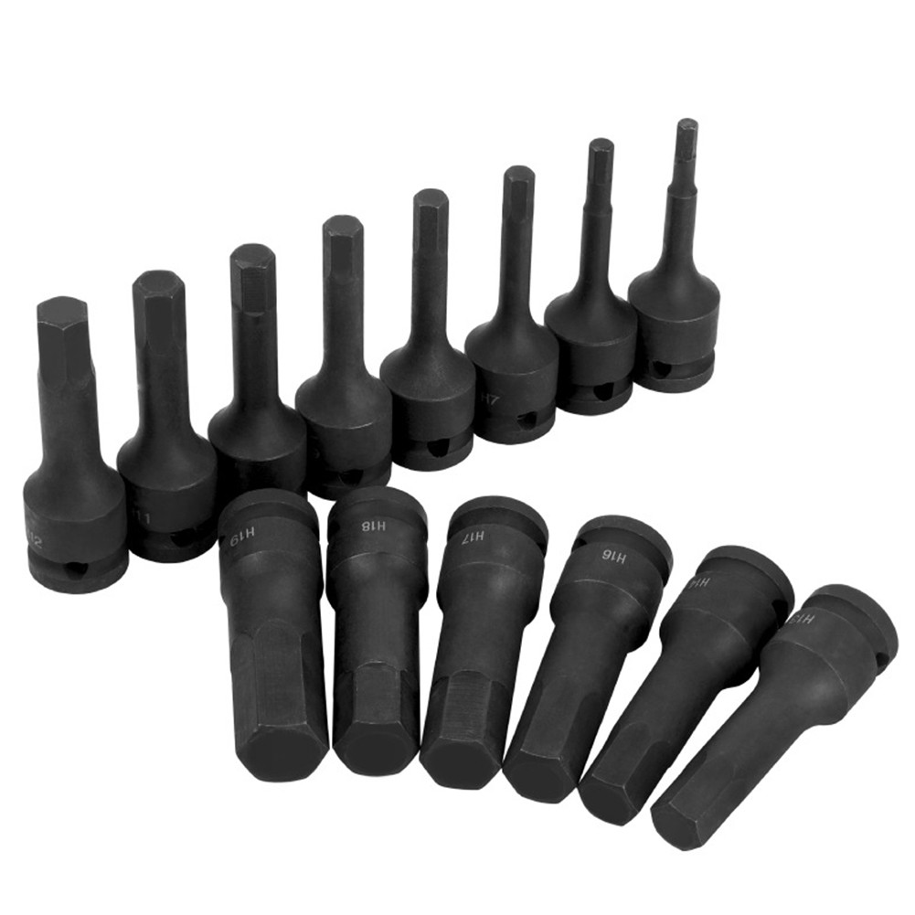 Socket Adapter 80mm Electric Drill Hex Head Hex Socket Hexagon 1/2 ...
