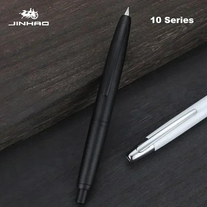 Jinhao 10 Press Fountain Pen Luxury F EF Nib Calligraphy Pen Elegant ...