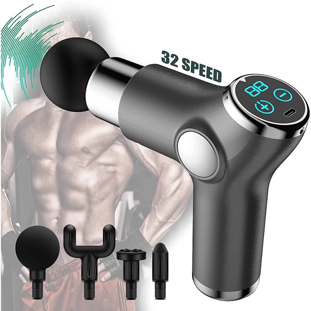 NEW Mini Fascia Massage Gun 32 Speed Compact Size and Portable Muscle ...