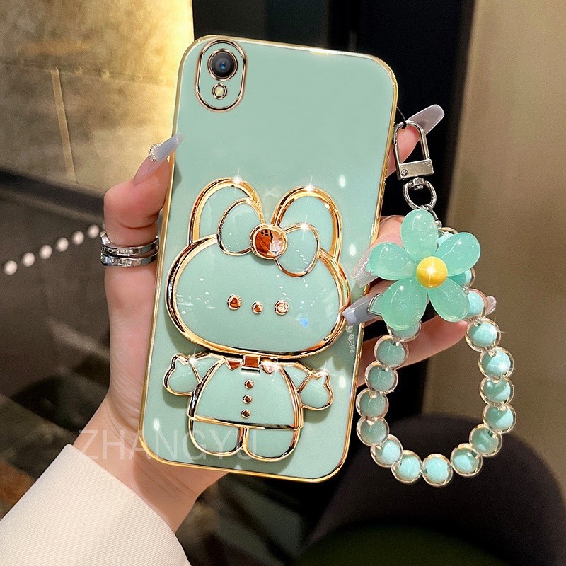 Casing OPPO A37 A37F Phone Case TPU 3D Rabbit Stereo Stand Ultra Thin ...