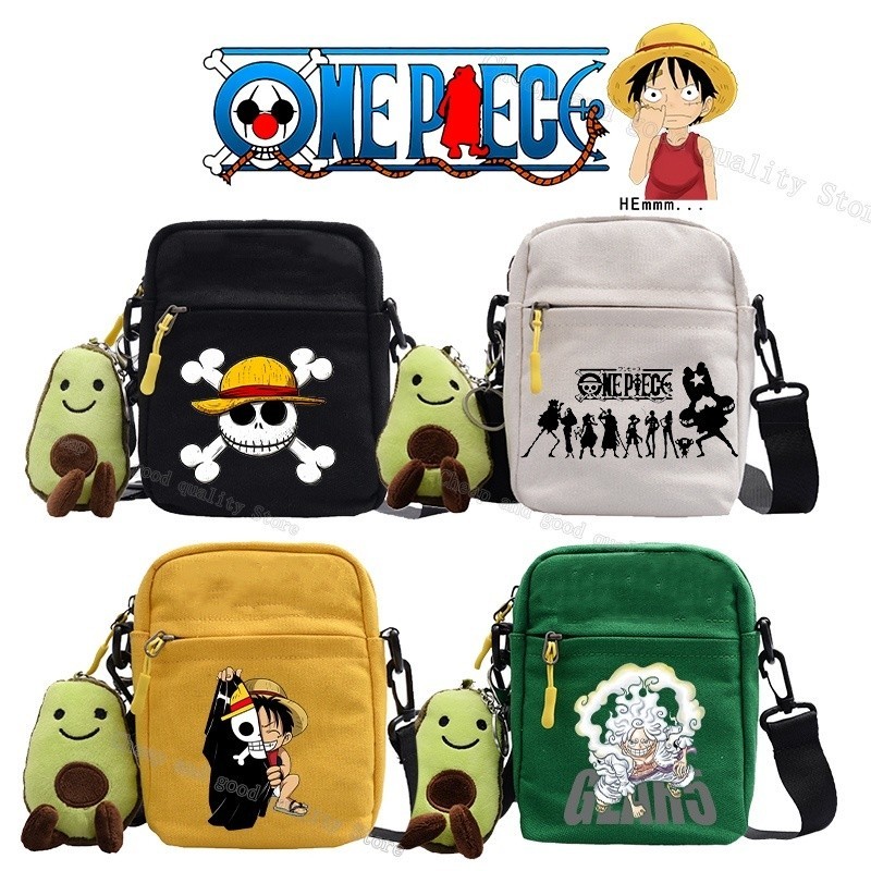One Piece Shoulder Bag Fashion Anime Print Luffy Boys Crossbody Bag ...