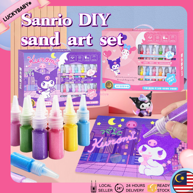 Children DIY Sand Art Painting Set Handmade Drawing Sand Toys for Kids ...