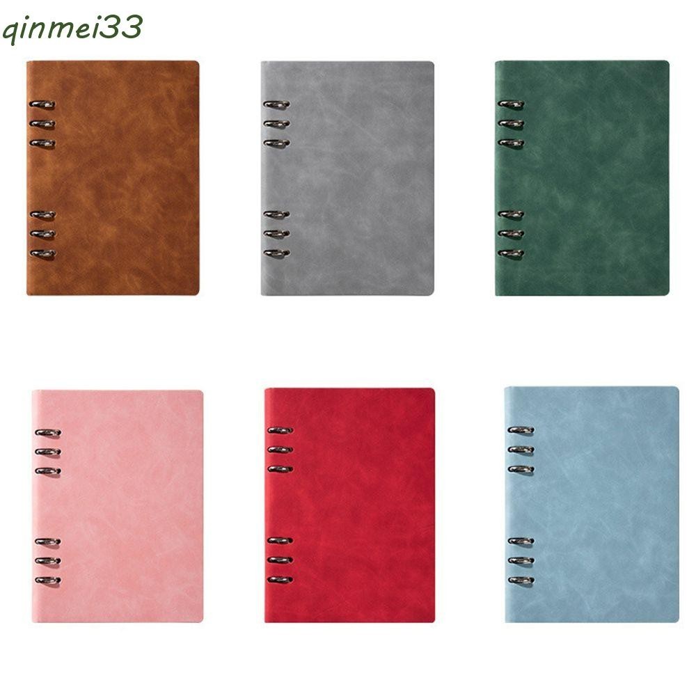 QINMEI Binder Spiral Notebook Writing Pads School Coil Notebook Momo ...