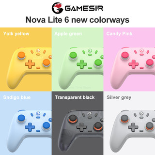Gamesir Nova Lite Nintendo Switch Controller PC Gamepad Bluetooth Hall ...