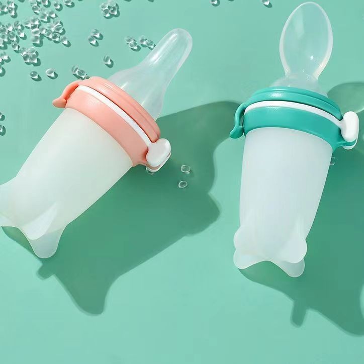 Bayi, pengumpan ubat, makanan tambahan, pasta beras silikon, botol susu ...