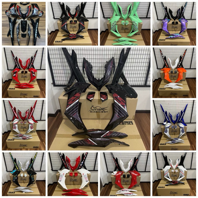 KBR Magic Boy NVX155 NVX V2 Cover Set Batik Indonesia 2024 Series ...