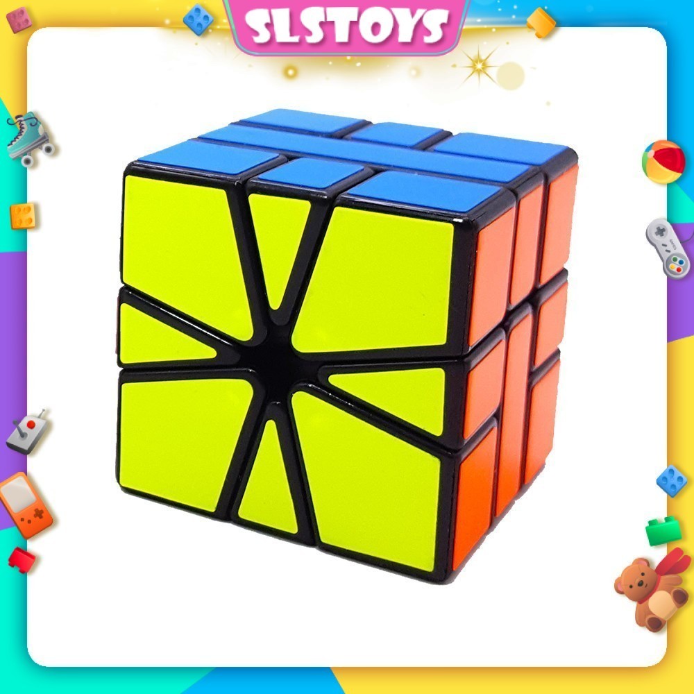 SLSTOYS Ju Xing Toys Square-1 Non-cubic Speed Cube Shapes Puzzles Cube ...