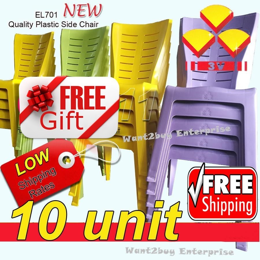 🇲🇾 🔥Hot Selling🔥 10 Unit 3V EL701 Grad A High Quality Stackable Dining ...