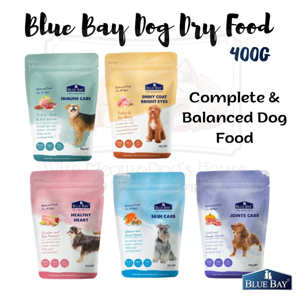 Blue Bay Hypoallergenic / Functional Dog Dry Food For All Ages (400g ...