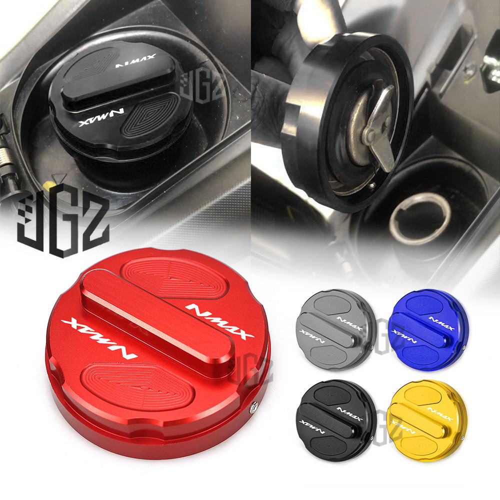 for YAMAHA NMAX v2 Motorcycle Fuel Oil Tank Cap Cover CNC Fuel Cover ...