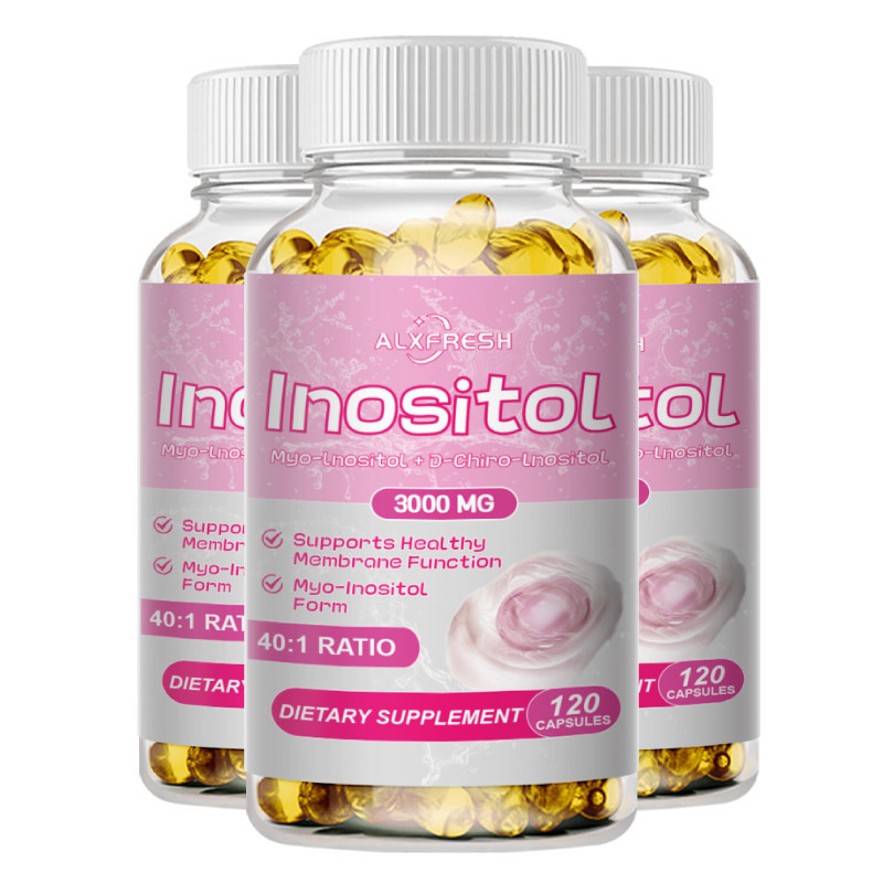 Alxfresh Inositol Capsule MYO & D-Chiro Inositol Liver Support Dietary ...