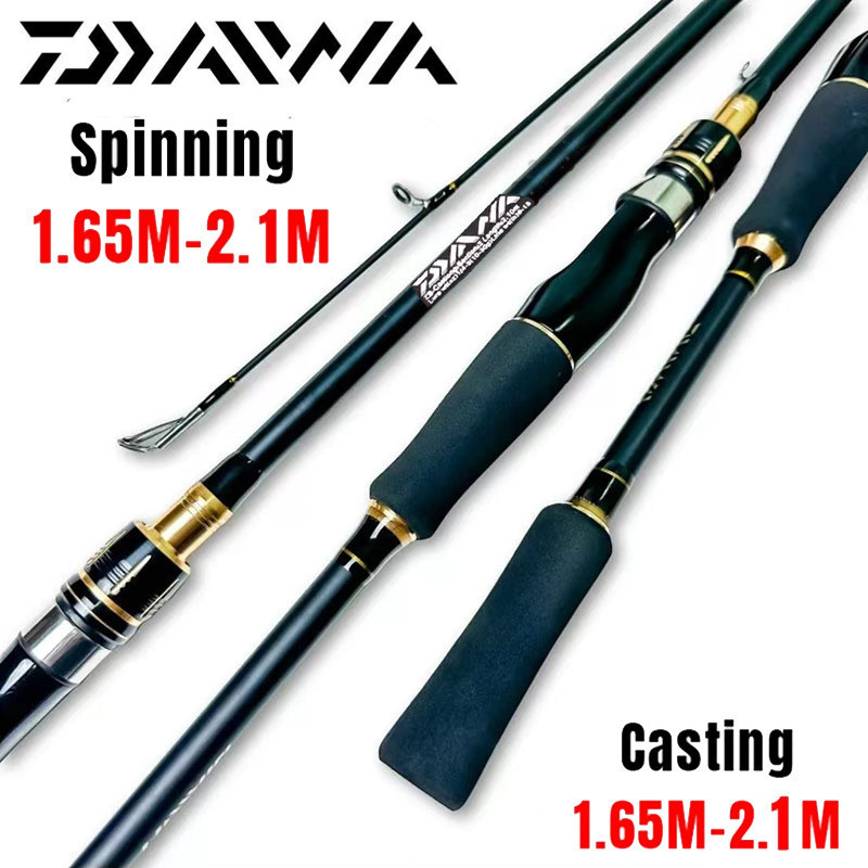 Daiwa Fishing Rod Joran Pancing Batang Mancing Casting Spinning Carbon Fiber Ultra Light UL ...
