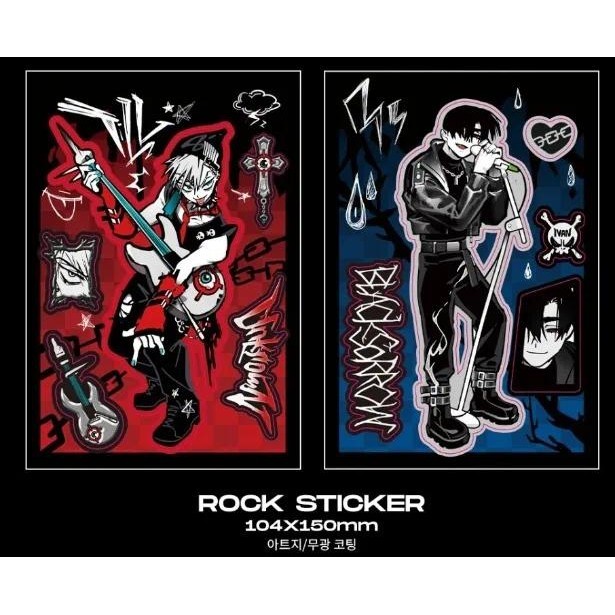 ALIEN STAGE IVAN TILL Sticker Anime Rock Waterproof Sticker Cute ...