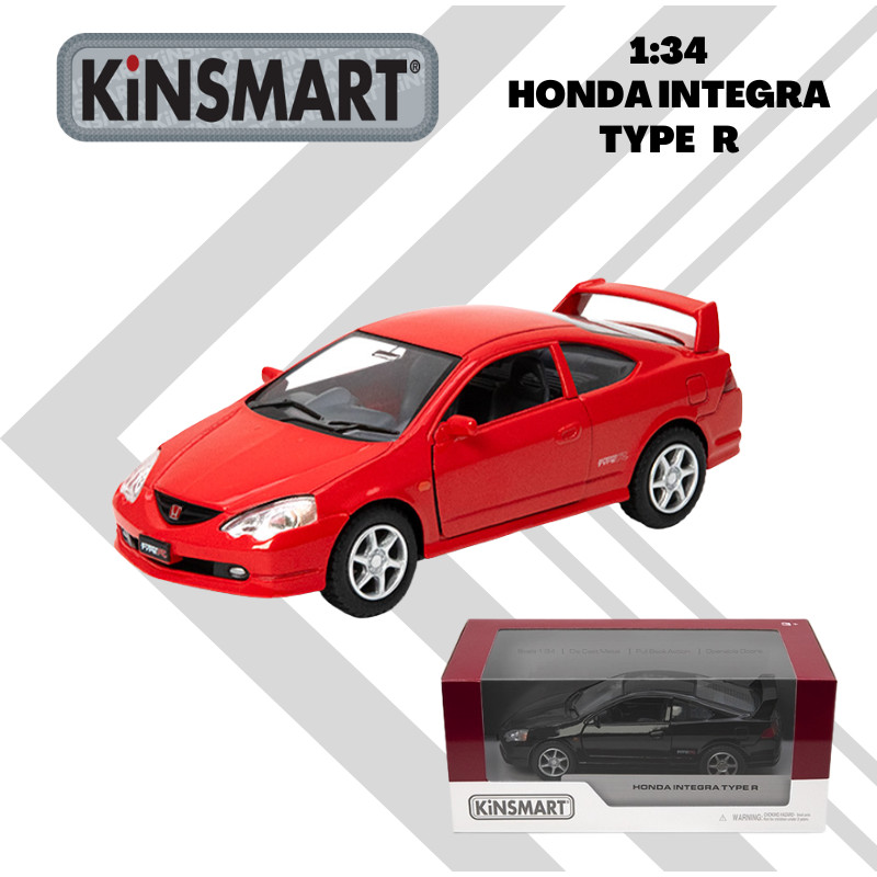 KINSMART 1:34 HONDA INTEGRA TYPE R KT5053 METAL DIE CAST CAR TOY ...