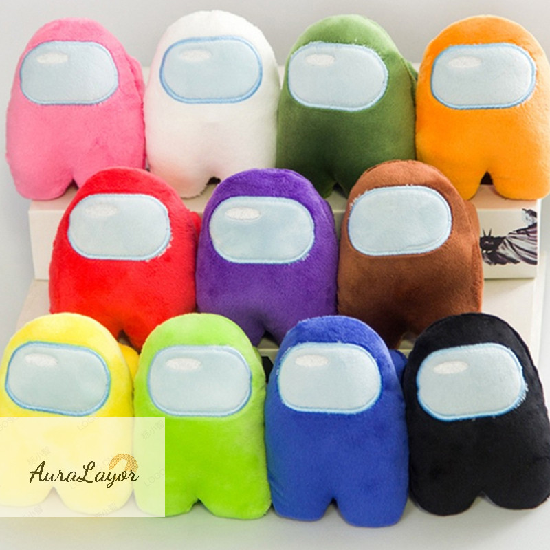 [AuraLayor] Among Us Game Plush Toy Original Kawaii Stuffed Doll Cute ...