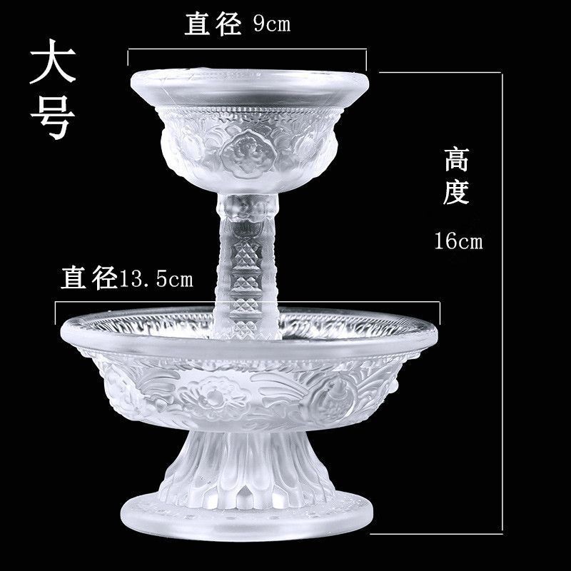 Tibetan-style Water Glazed Dharma Protection Cup Eight Auspicious ...