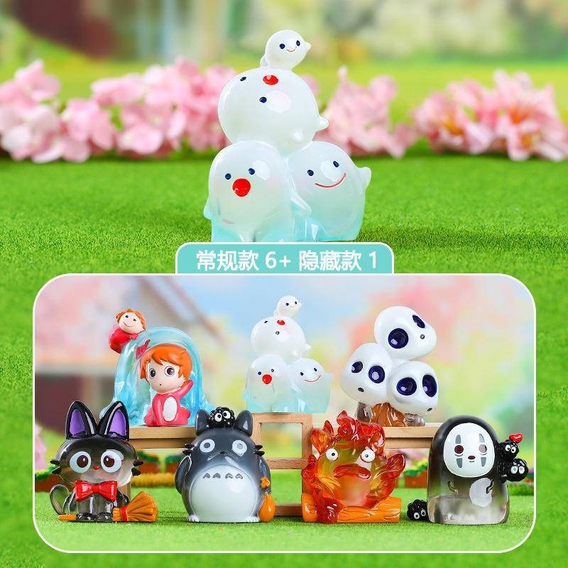 Kotak buta jin Miyazaki Kotak kejutan Mainan Kartun Jepun Model watak ...