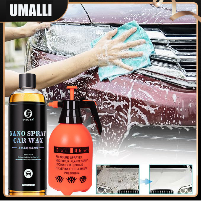🔥Ready Stock 🔥 Car Wash Shampoo Nano Wash & Wax 2 in 1 for Car Wash ...