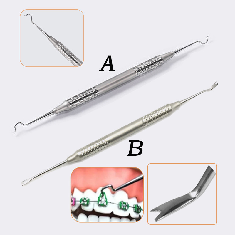 Dental Orthodontic Ligature Tie Placer Tool Twirl-on Module Rubber Band ...