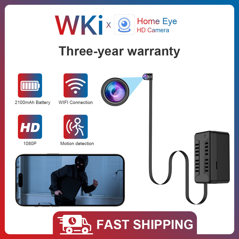 1080P HD WiFi Mini CCTV Camera – Smart Home Security, Wireless Battery ...