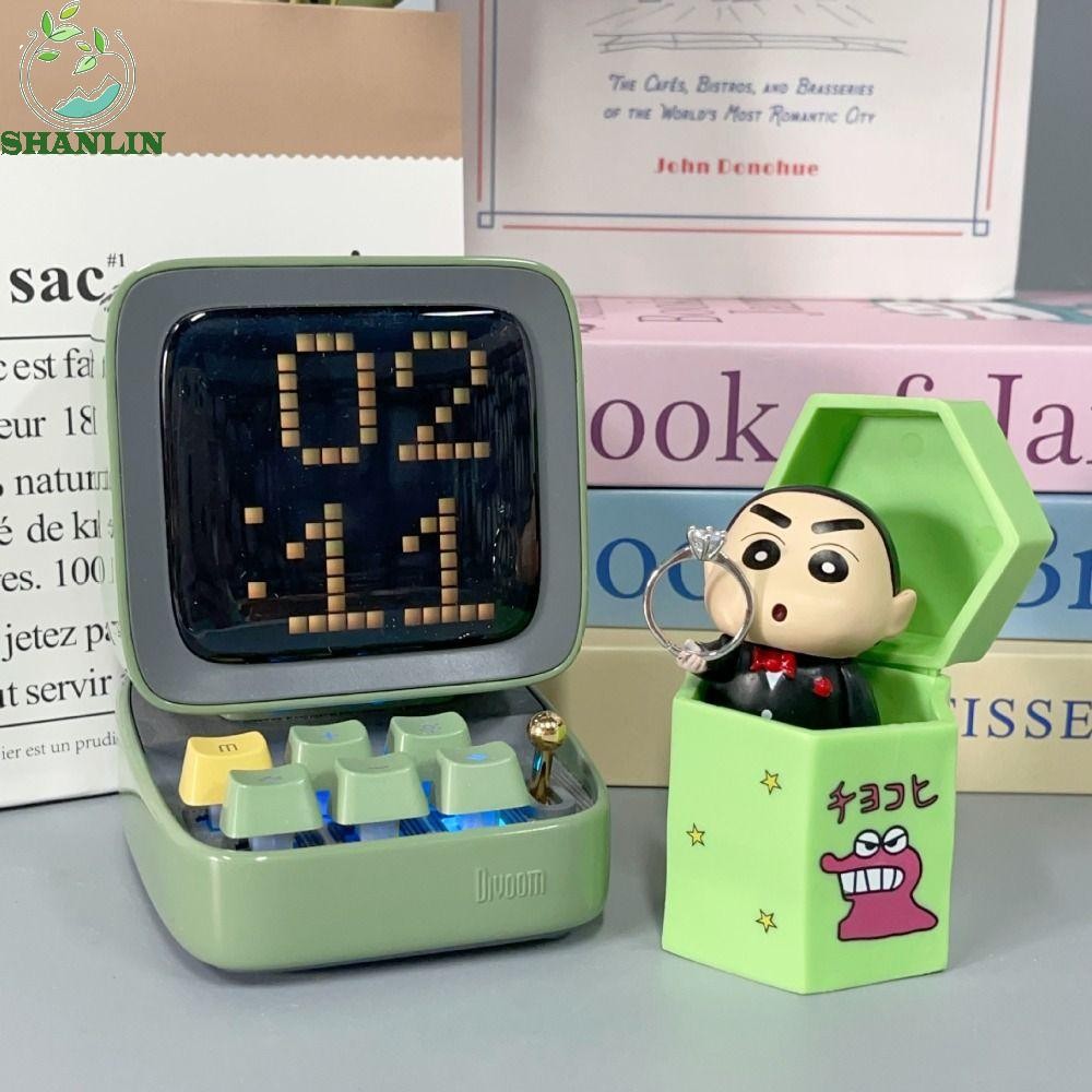 SHANLIN Crayon Shin-chan Anime Figure, Ring Case Cookie Box Shin-Chan ...