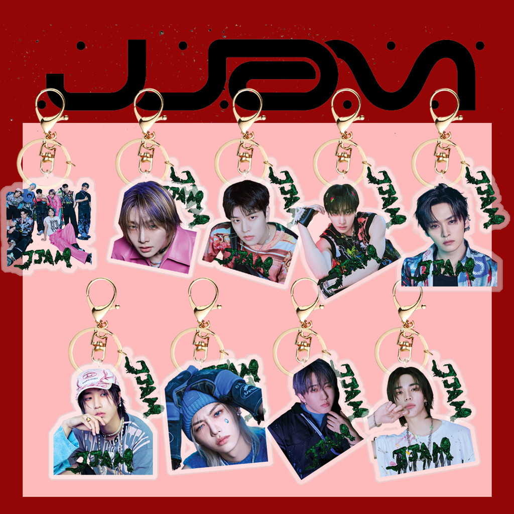 Stray Kids Acrylic Key Chain JJAM Album ATE Transparent Keyring Hanging ...