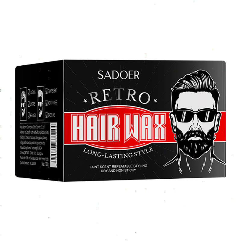 ROREC SADOER Men Retro Hair Wax Long Lasting Style Faint Scent ...