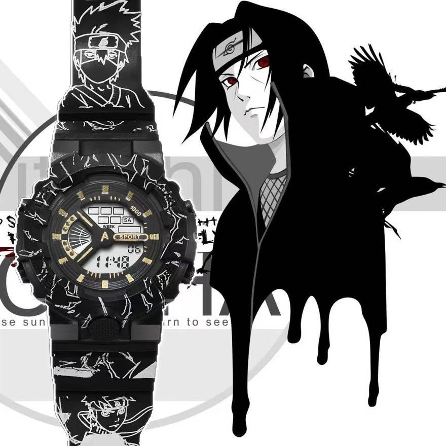 Kid Wrist watch Anime Co-Branded Naruto Sasuke Naruto Multi-Function ...